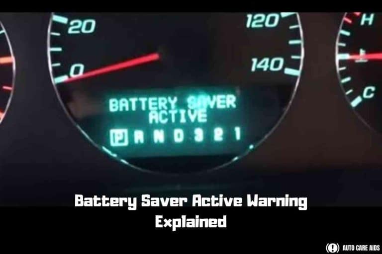 Battery Saver Active Warning Message (Causes & Fixes)